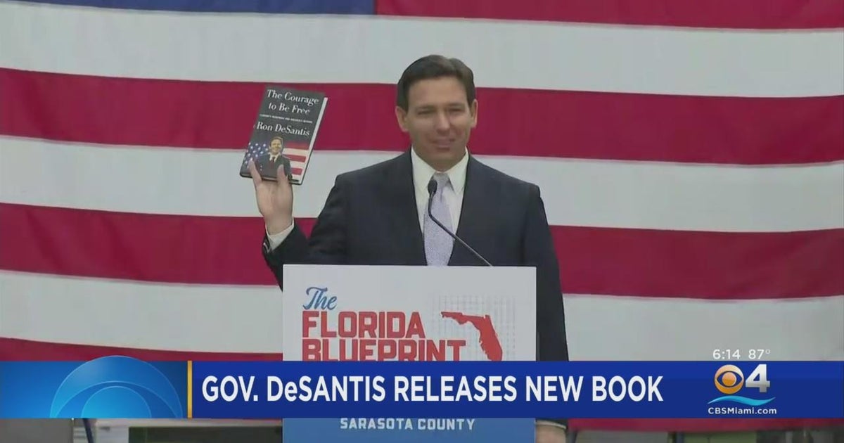 Gov. DeSantis releases new book - CBS Miami