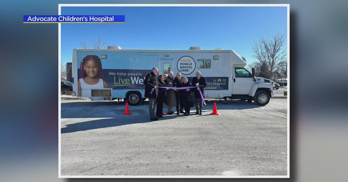 New van offering families pediatric dental care - CBS Chicago