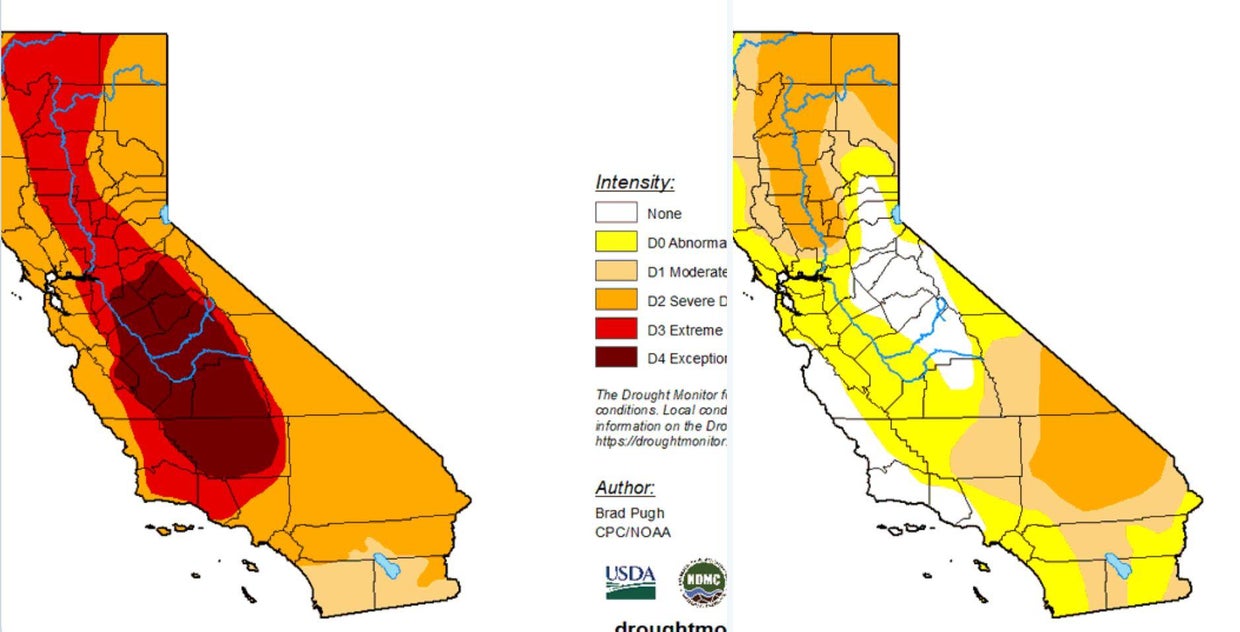 Stormy weather reducing drought's grip on state; Ground water still a ...