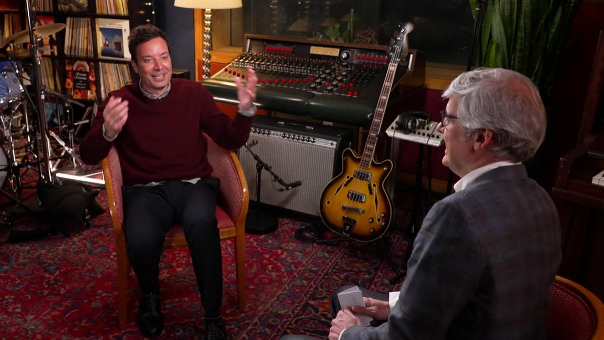 "Tonight Show" host Jimmy Fallon on being an "outlet of joy" - CBS News