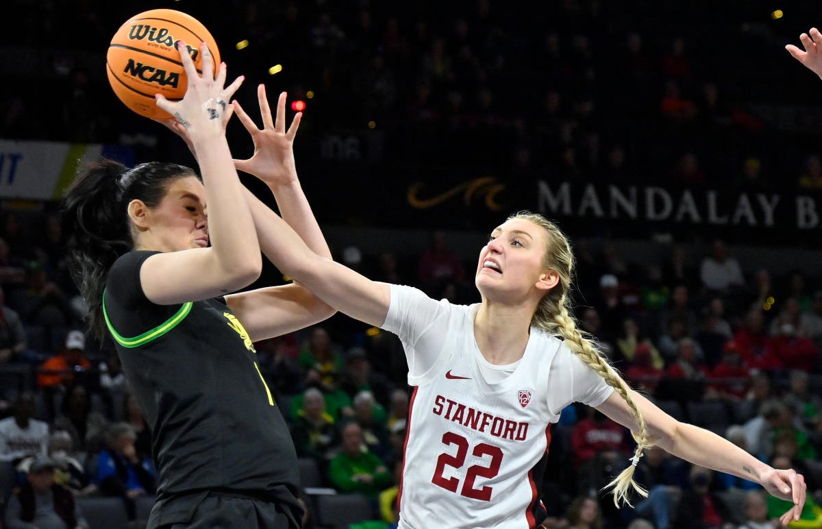 Brink, No. 6 Stanford women beat Oregon, reach Pac-12 semis - CBS San ...