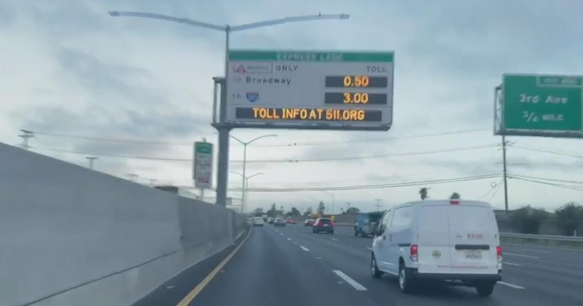 Toll express lanes unveiled on Highway 101 along Peninsula - CBS San ...