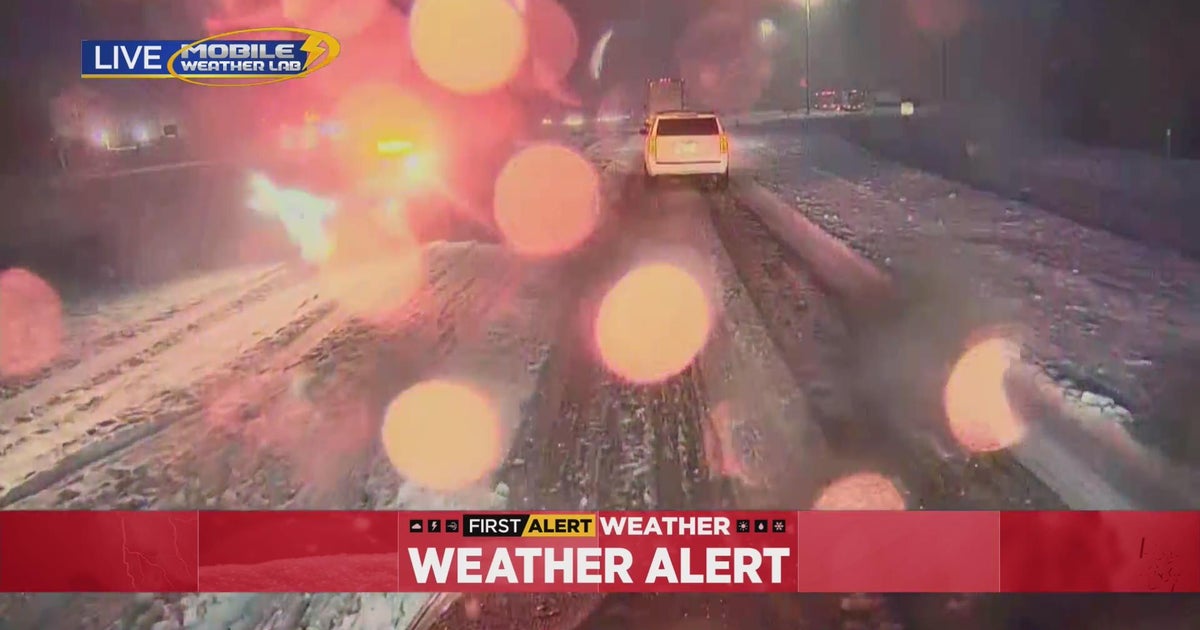 Mobile Weather Lab sees messy conditions on Indiana Toll Road - CBS Chicago