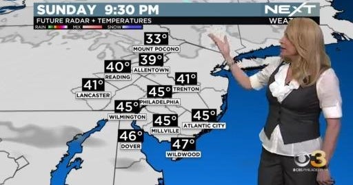 NEXT Weather: Monday night rain/snow mix - CBS Philadelphia