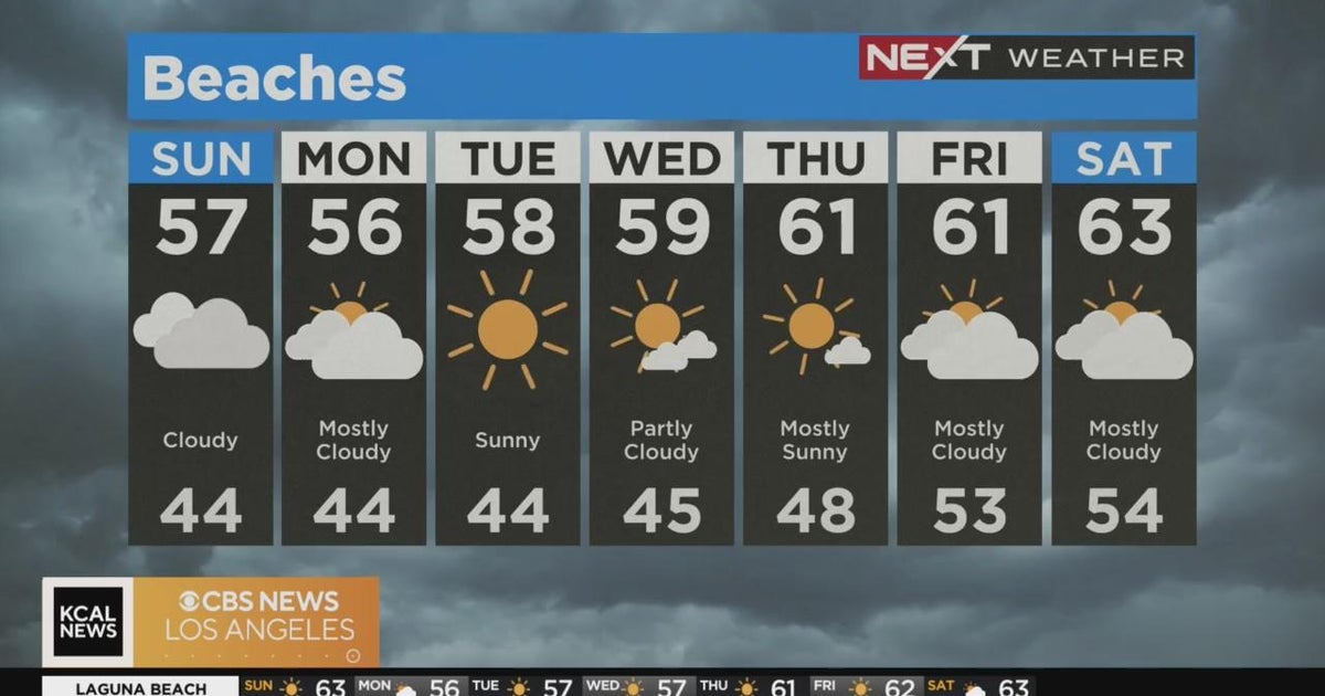 Mary Yoon's weather forecast (March 5) - CBS Los Angeles