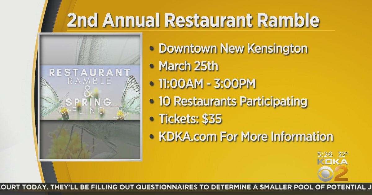 New Kensington set to hold second annual Restaurant Ramble - CBS Pittsburgh