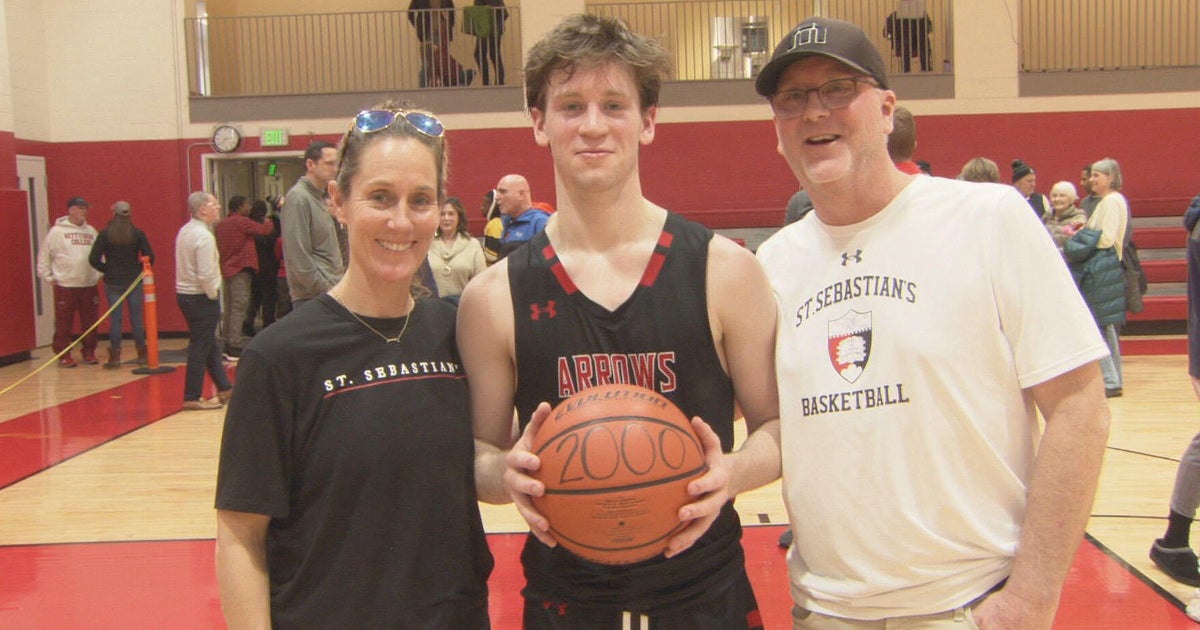 St. Sebastian's Trevor Mullin scores over 2,000 points in high school ...