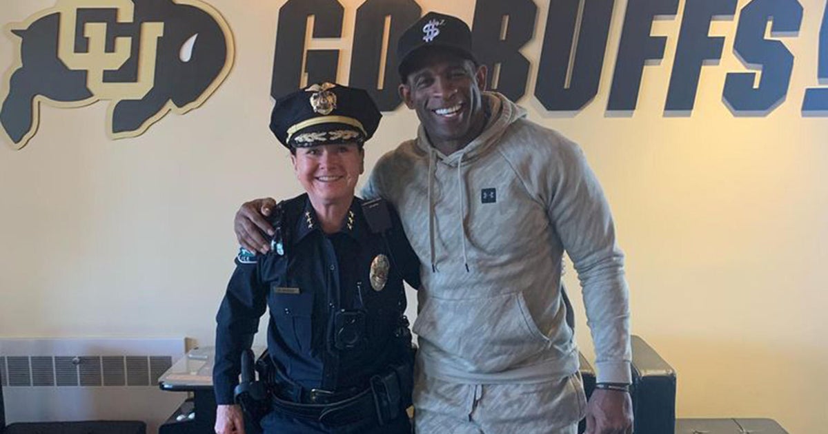 Boulder police chief meets with CU coach Deion Sanders - CBS Colorado