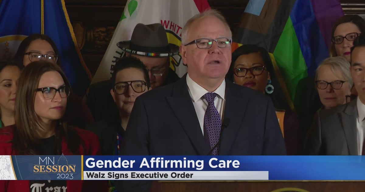 Walz Signs Gender Affirming Care Executive Order Cbs Minnesota