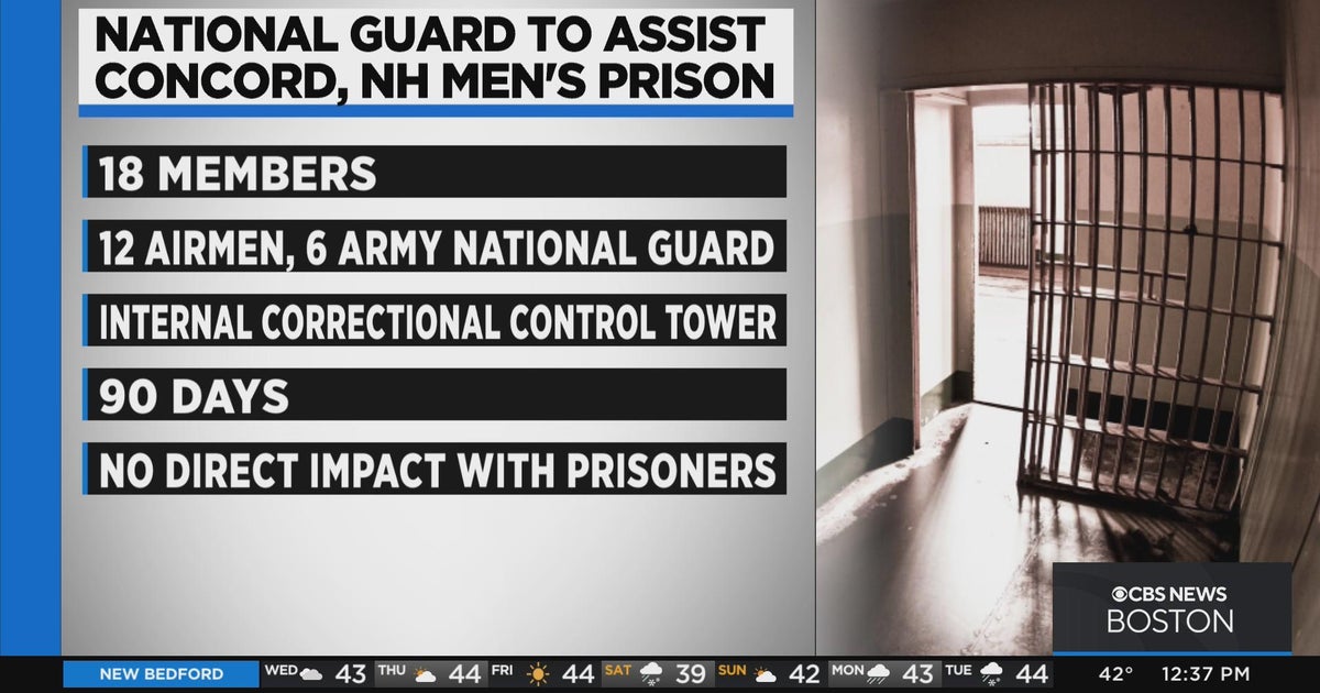 National Guard to assist Concord, NH prison amid staffing shortages ...