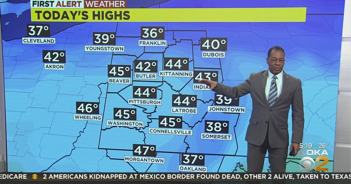 KDKA-TV Morning Forecast (3/8) - CBS Pittsburgh