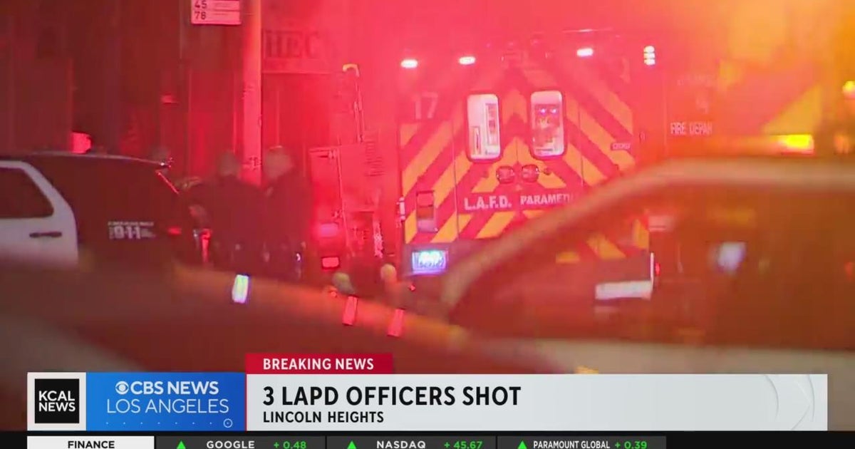 3 Lapd Officers Shot During Investigation In Lincoln Heights Suspect
