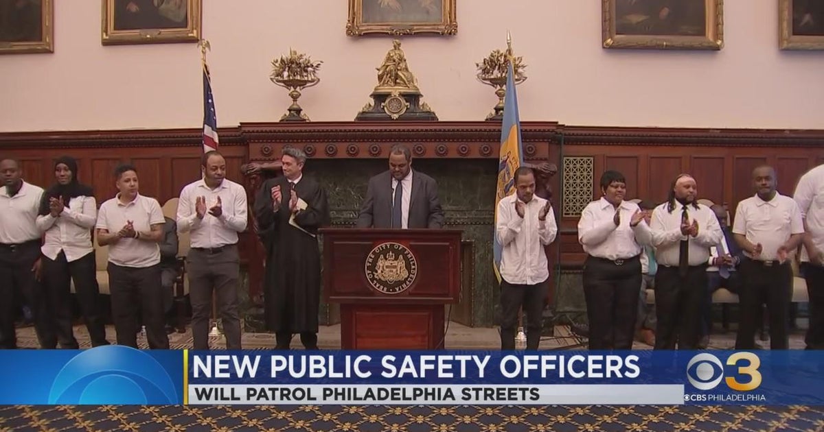 Philly's first-ever public safety officers sworn in at City Hall - CBS ...