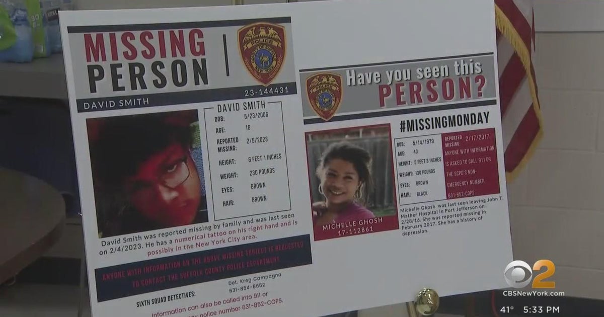 Suffolk County unveils new approach to missing person cases - CBS New York