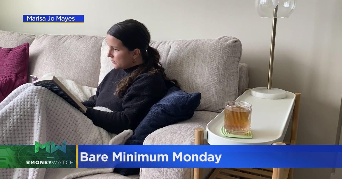 Bare minimum Monday: Doing less to start the work week - CBS Chicago