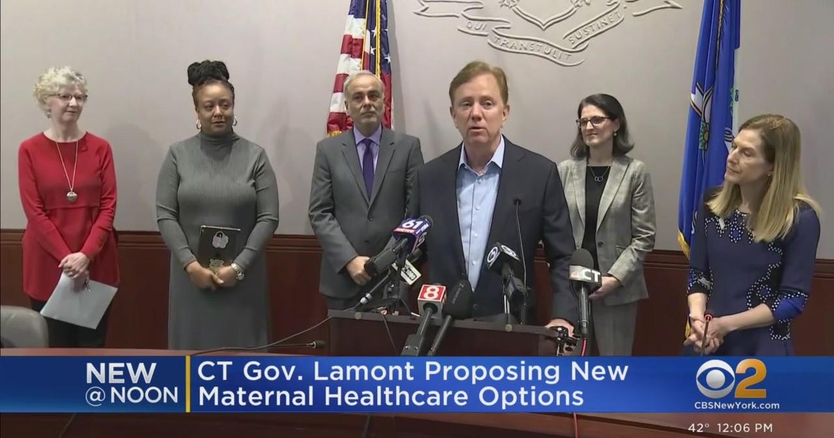 Lamont proposes new maternal health care options in CT - CBS New York