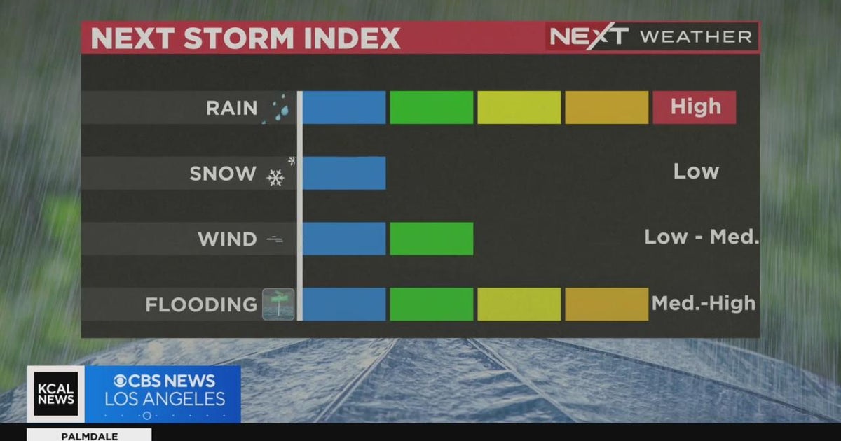 SoCal Rainstorm Latest: Rain expected to get heavier tonight - CBS Los ...
