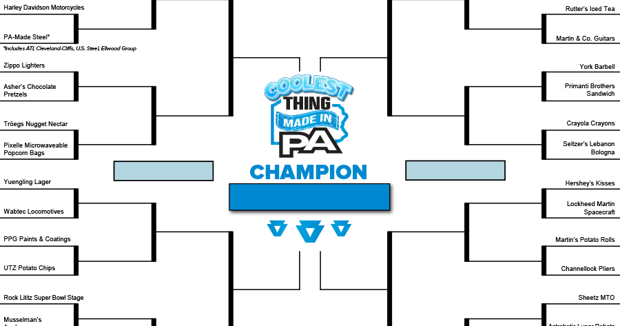 Bracket challenge opens to decide coolest thing made in Pa. - CBS ...