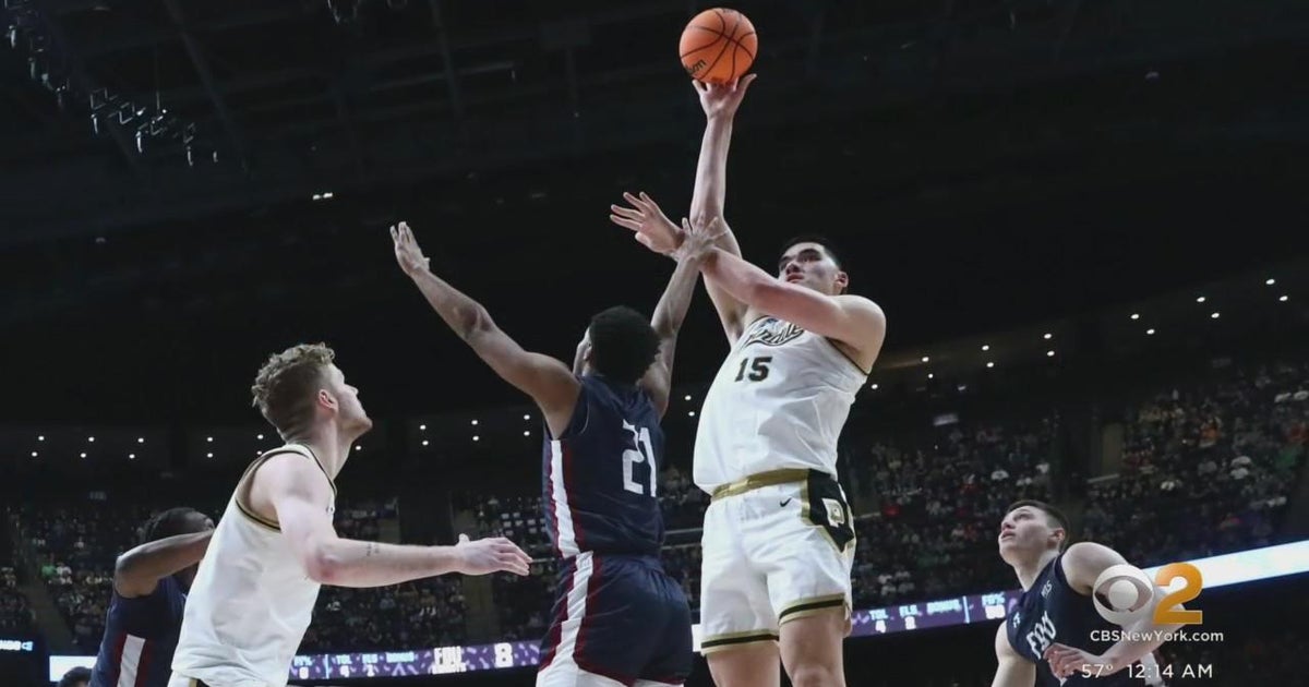 No. 16 FDU stuns No. 1 Purdue in NCAA Tournament - CBS New York