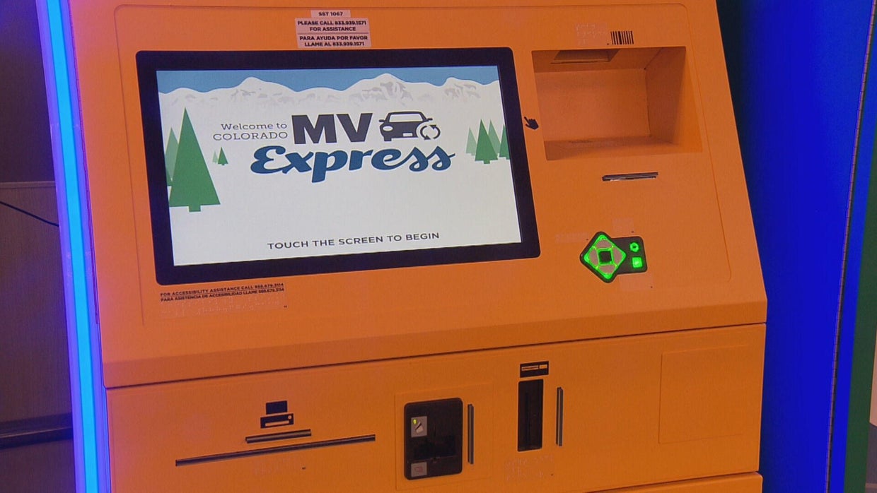 Colorado MV Express kiosks tout "Tabs in 2 Minutes" - CBS Colorado