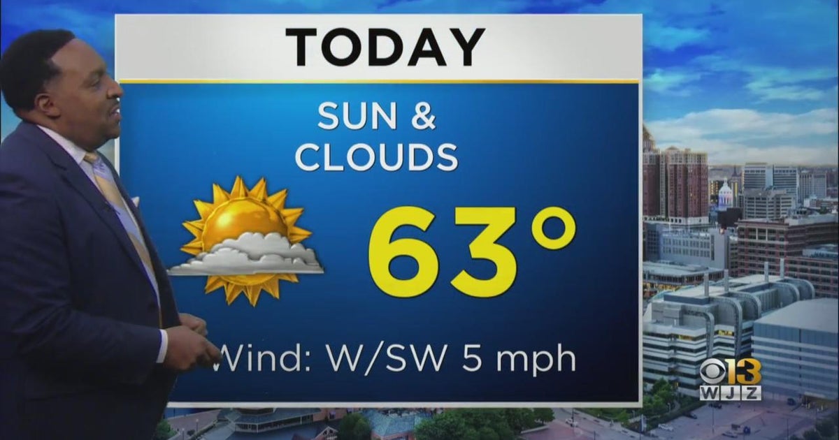 Meteorologist Tim Williams has your Tuesday afternoon forecast - CBS ...