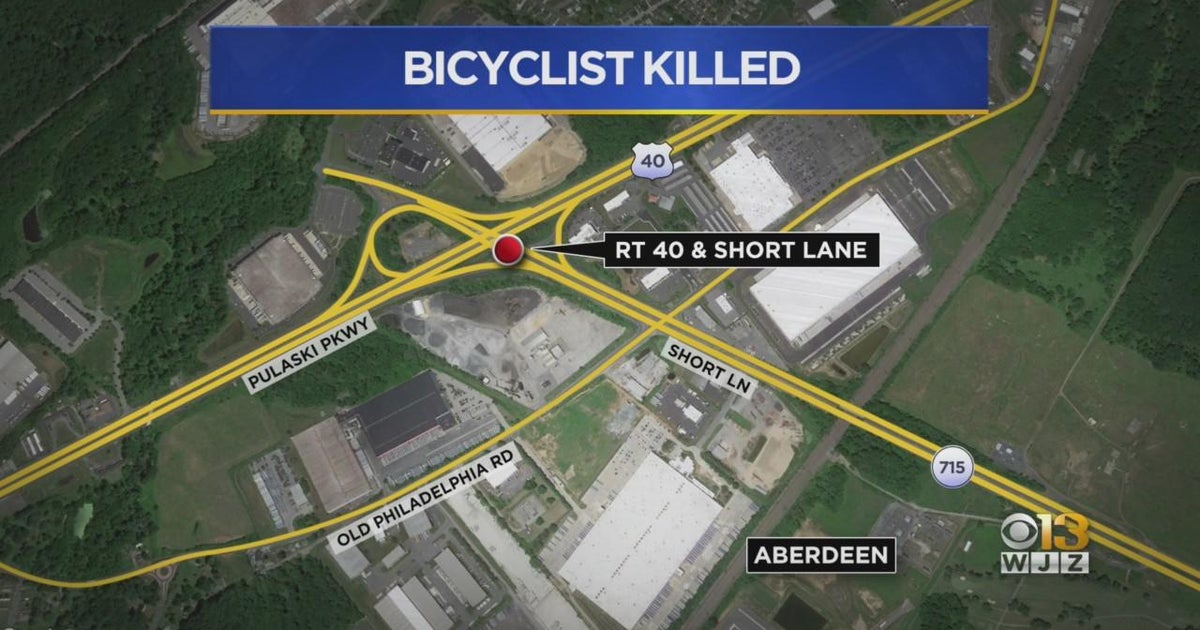 Bicyclist Struck Killed In Aberdeen Crash Cbs Baltimore