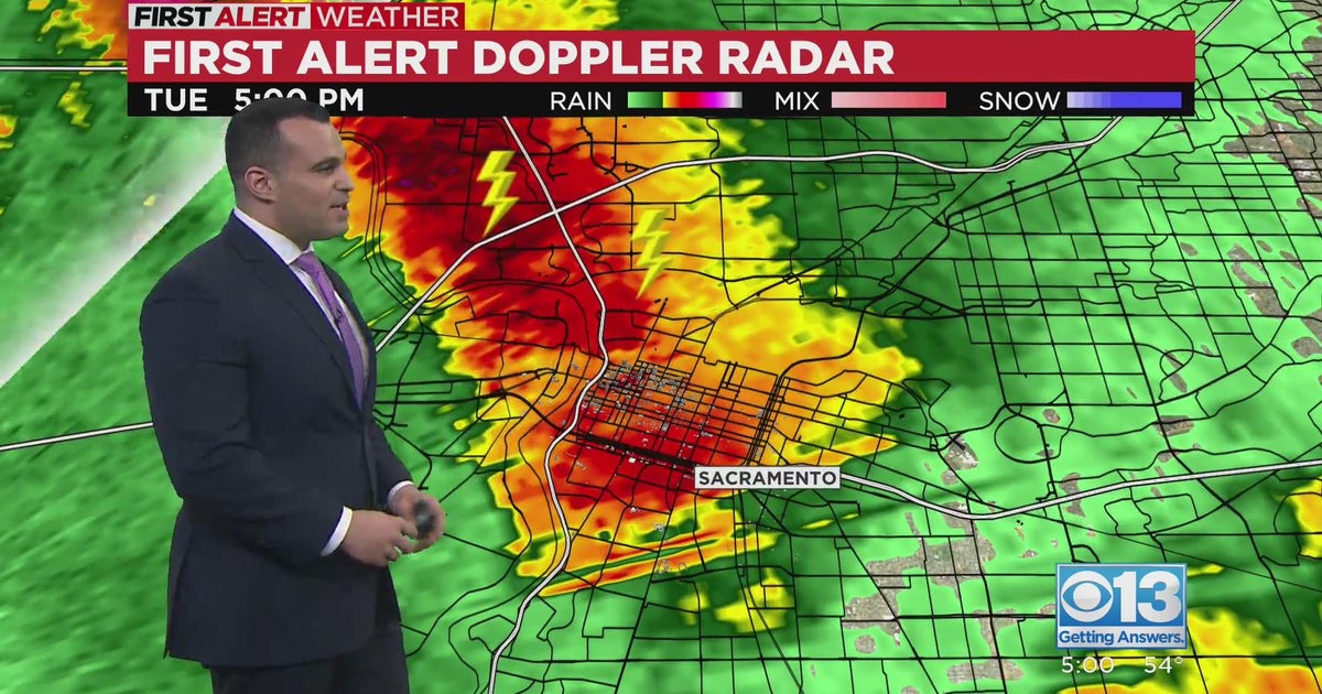 Storms moving across the Sacramento region - CBS Sacramento
