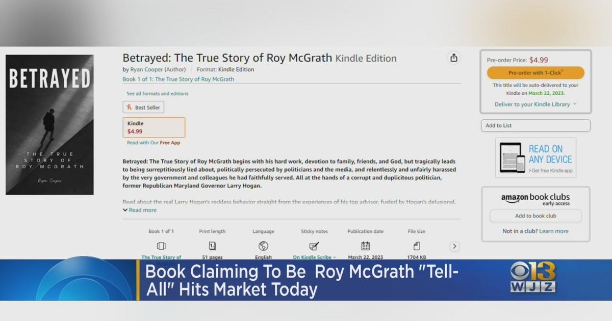 Book claiming to be Roy McGrath "tell all" released Wednesday as ...