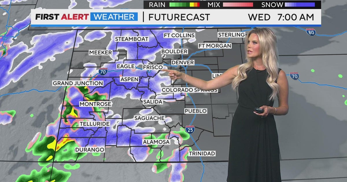Colorado weather: Very active snowstorm coming to the mountains - CBS ...