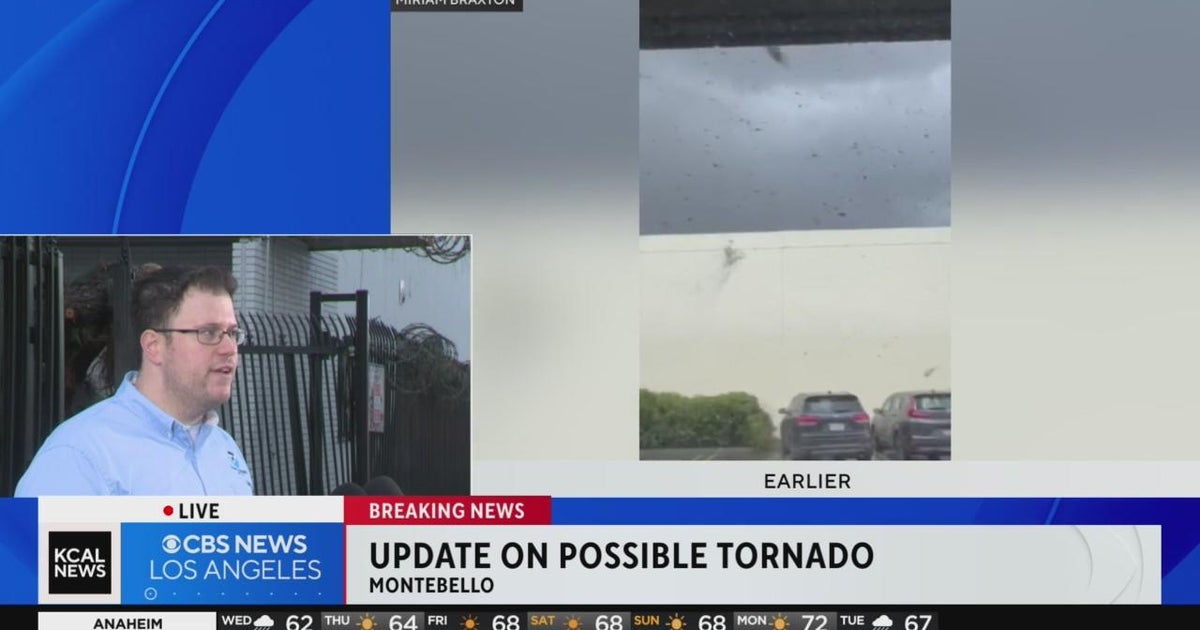 National Weather Service says a tornado hit Montebello Wednesday ...