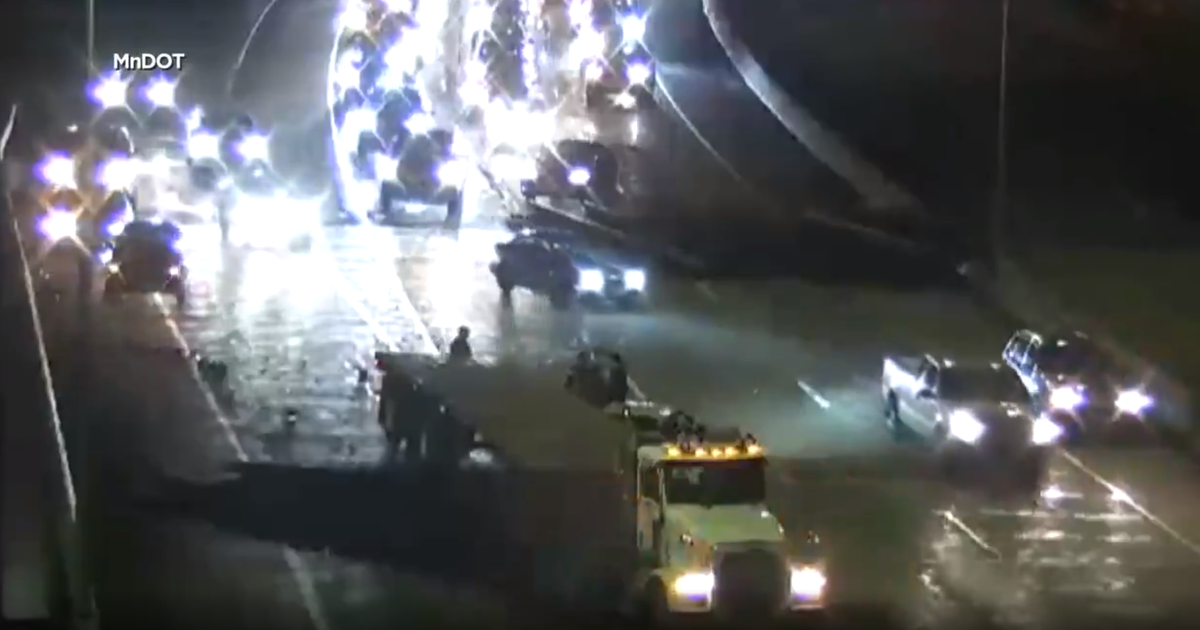 Highway 100 closed in Golden Valley after crash involving semi - CBS ...