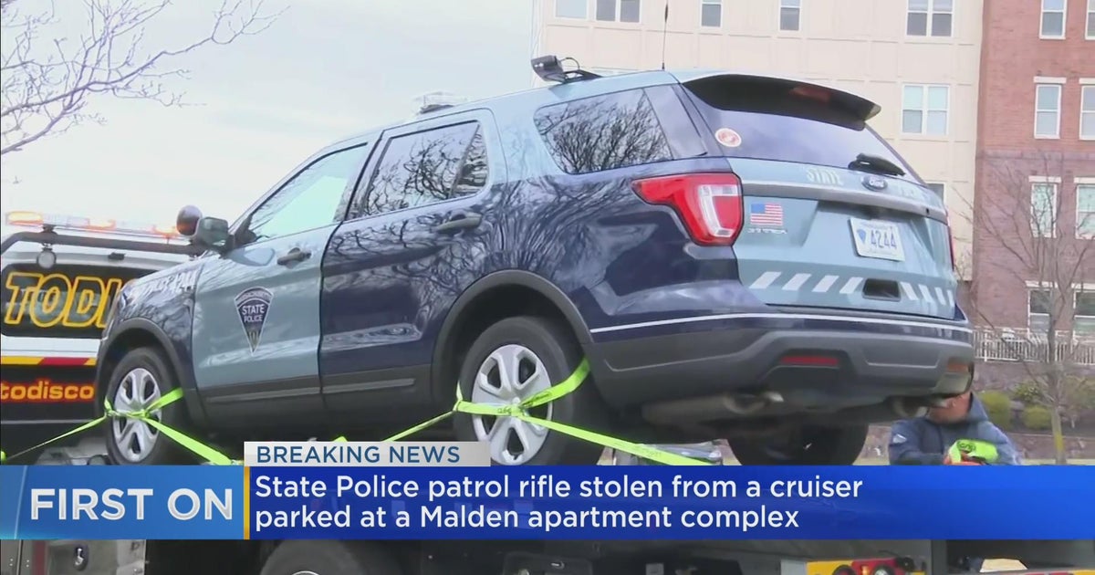 Patrol rifle stolen from Massachusetts State Police cruiser in Malden ...