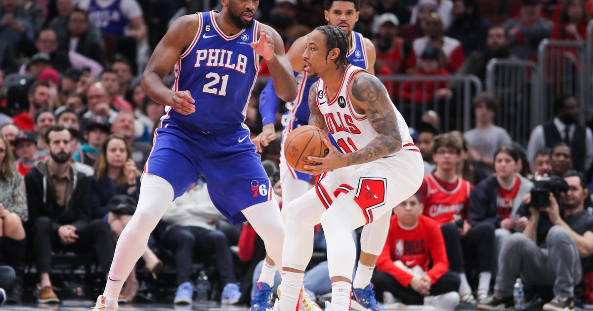 Bulls get pounded as they play 76ers for second night in a row - CBS ...