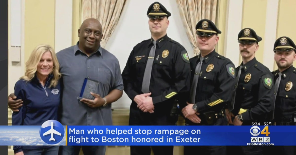 Jeff Neil honored by Exeter for heroic actions on United Airlines ...