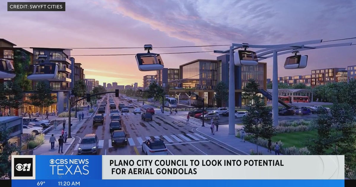 Plano City Council to look into potential for aerial gondolas - CBS Texas