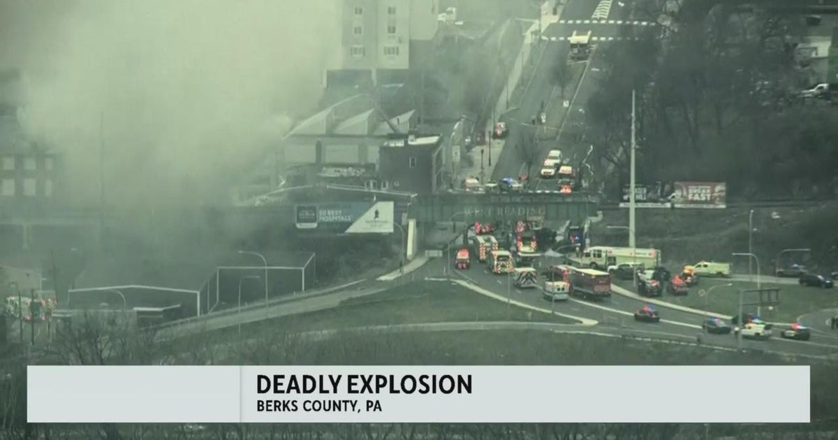 2 dead, 7 missing after explosion West Reading near Route 422 - CBS ...