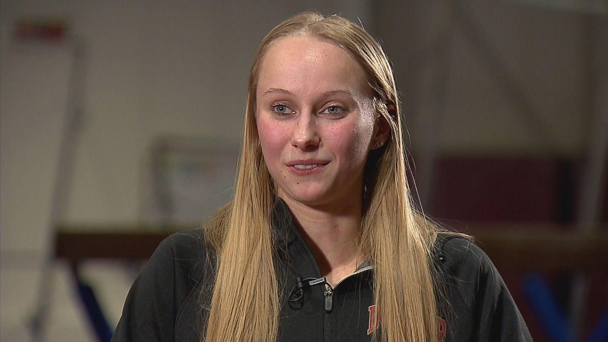 DU gymnast Jessica Hutchinson transforms mother's routine into her own ...