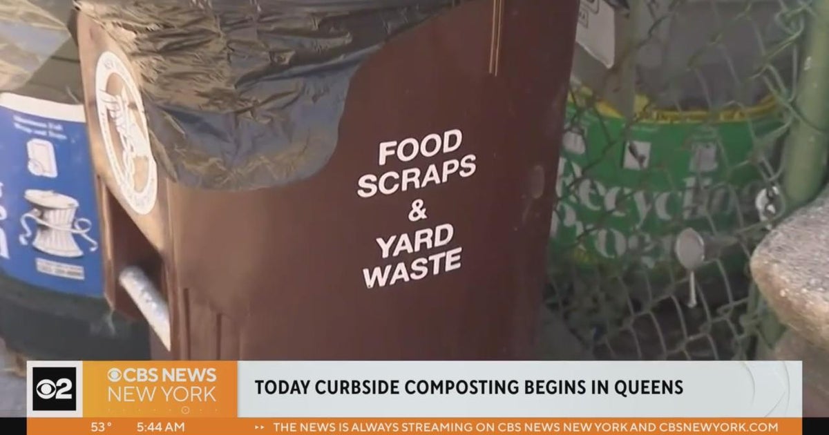 Curbside composting returns in Queens - CBS New York