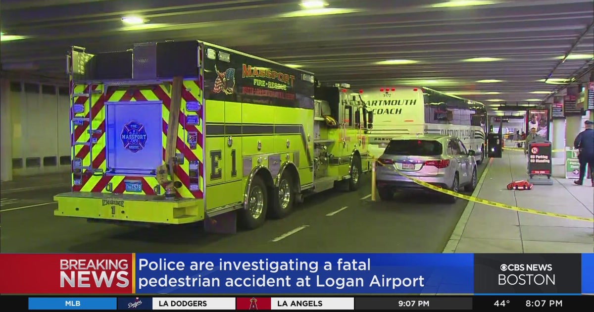 Man struck and killed by bus at Logan Airport - CBS Boston