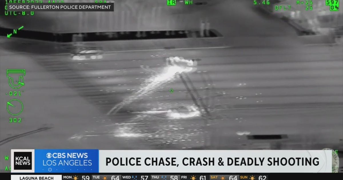 Fullerton PD releases footage from fatal pursuit in February - CBS Los ...