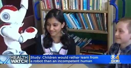 Kids prefer to learn from a competent robot rather than an incompetent ...