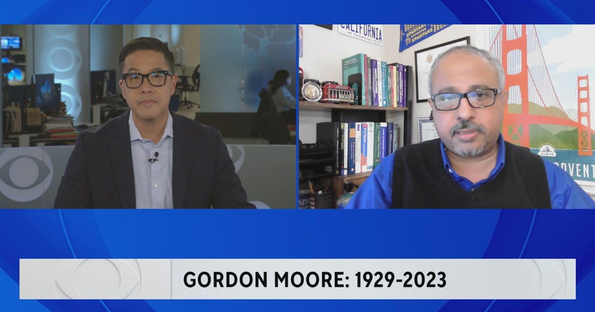 How Gordon Moore helped shape Silicon Valley - CBS San Francisco