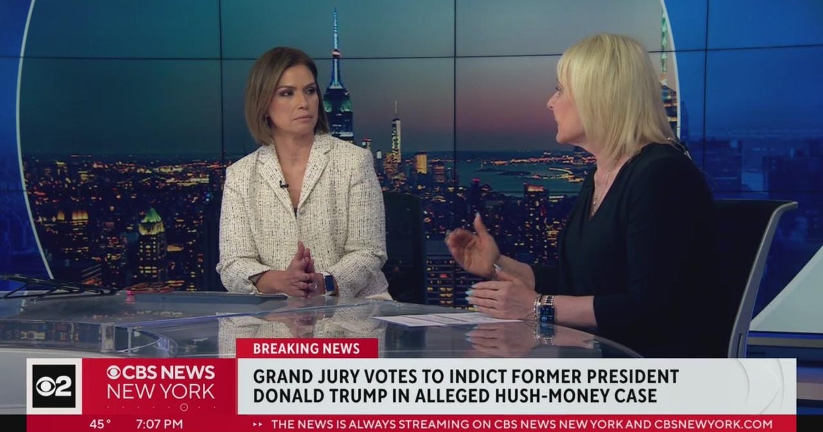 CBS2 political reporter Marcia Kramer breaks down Trump indictment - CBS New York