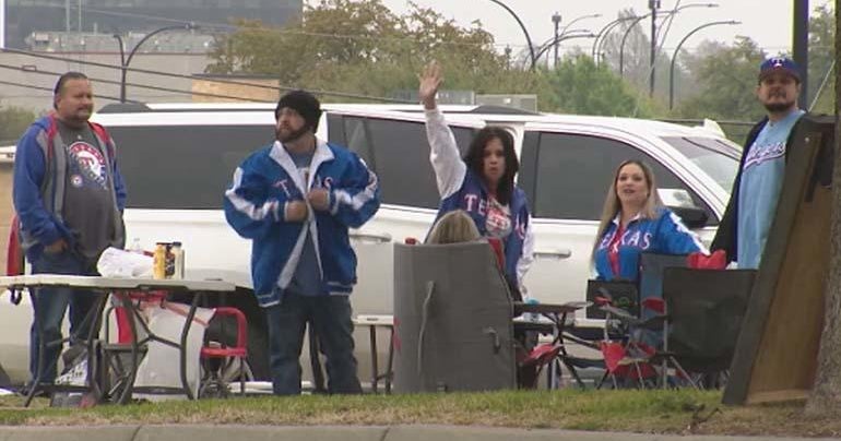 Texas Rangers Opening Day: Fans celebrate the start of a new season ...