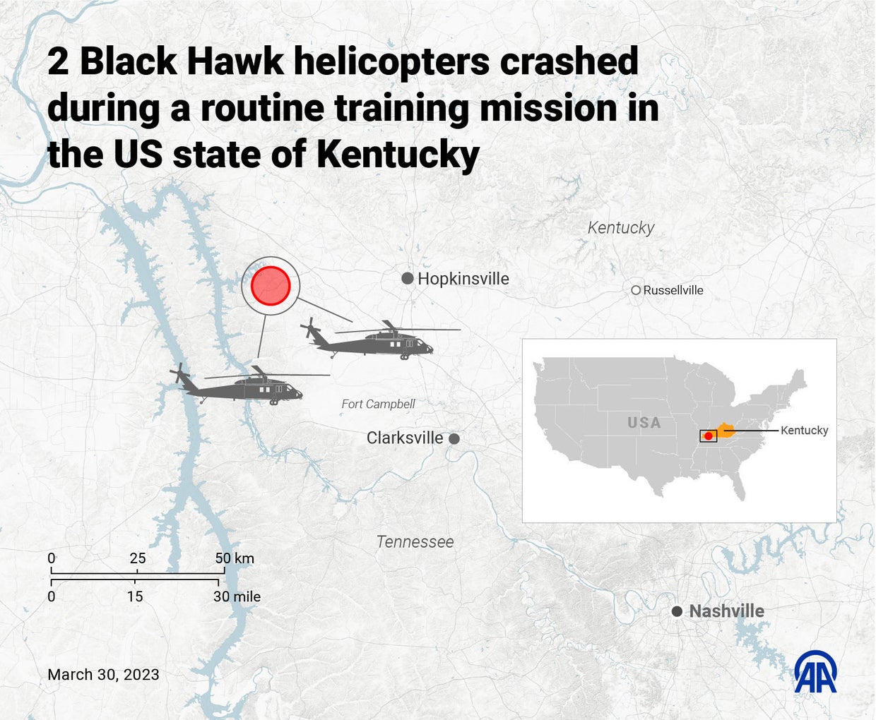 9 service members dead after Army Black Hawk helicopters crash in Kentucky - CBS News