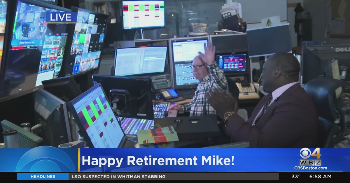 WBZ-TV Technical Director Mike Cusack retires after 43 years - CBS Boston