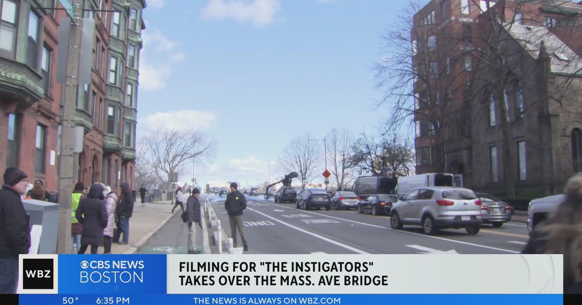 Filming for Affleck, Damon movie takes over Mass. Ave Bridge - CBS Boston