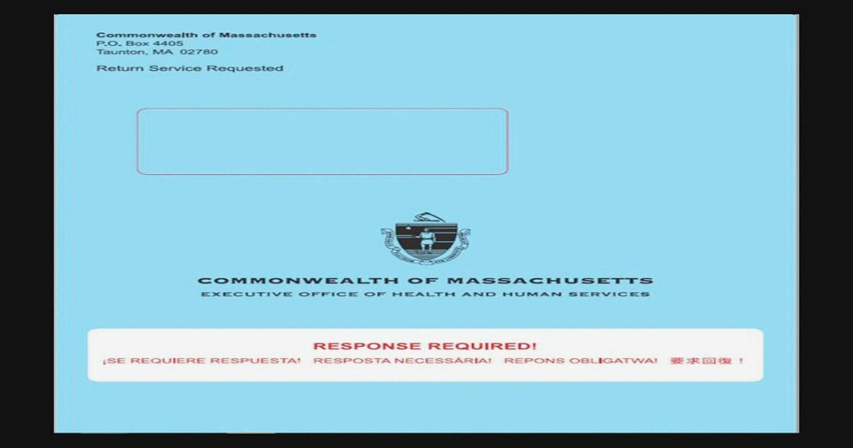 'Look for this blue envelope,' Massachusetts notifying residents who ...