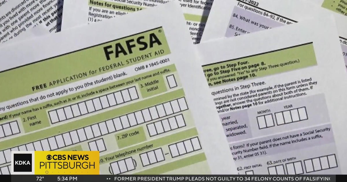 Changes coming to FAFSA: What you need to know - CBS Pittsburgh