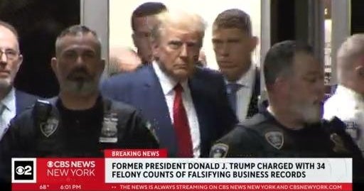 Former president Donald Trump pleads not guilty to 34 felony charges ...
